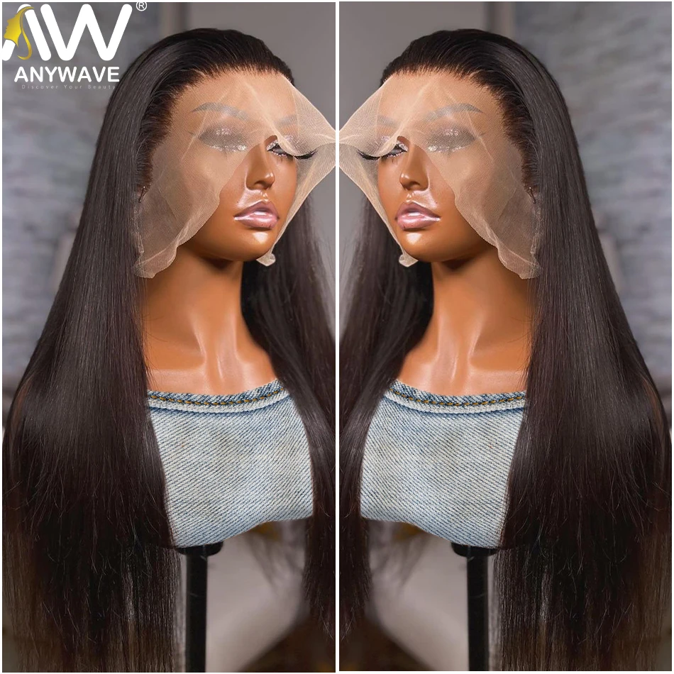 Straight-HD-Transparent-Full-Lace-Wig-180-Density-Glueless-Wigs-With ...