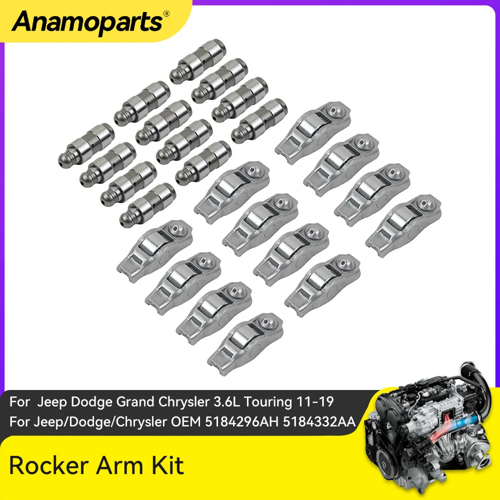 Rocker Arm Kit For Jeep Dodge Grand Chrysler 3.6L Touring 2011-2019 ...