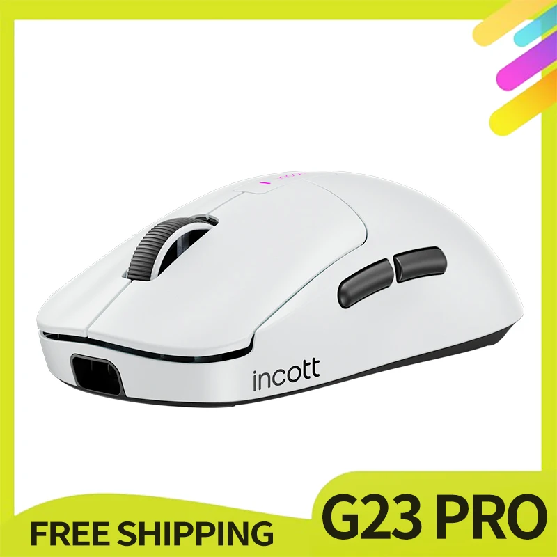 Incott-g23-pro-mouse-sem-fio-modo-duplo-8k-troca-quente-carga-r-pida ...