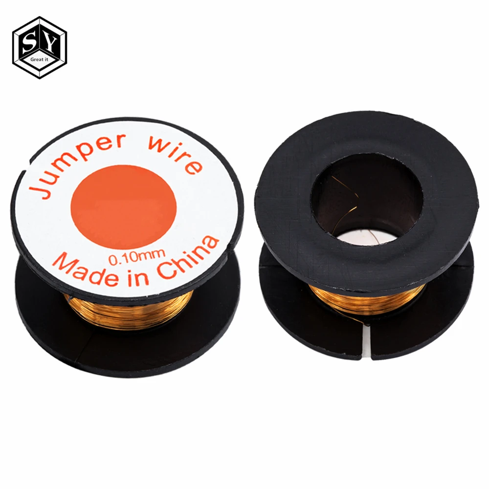 1PCS 0.1mm PCB Link Wire Copper Soldering Wire Maintenance Jump Line ...