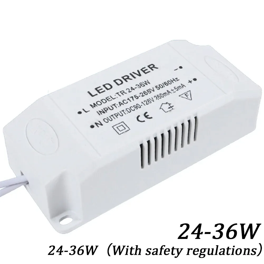 260mA 24-36W LED Driver Ceiling Light Electronic Transformer Constant ...