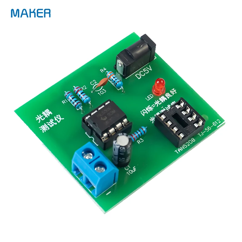 Optocoupler-Tester-DIY-Kit-555-Application-Circuit-Board-Soldering ...