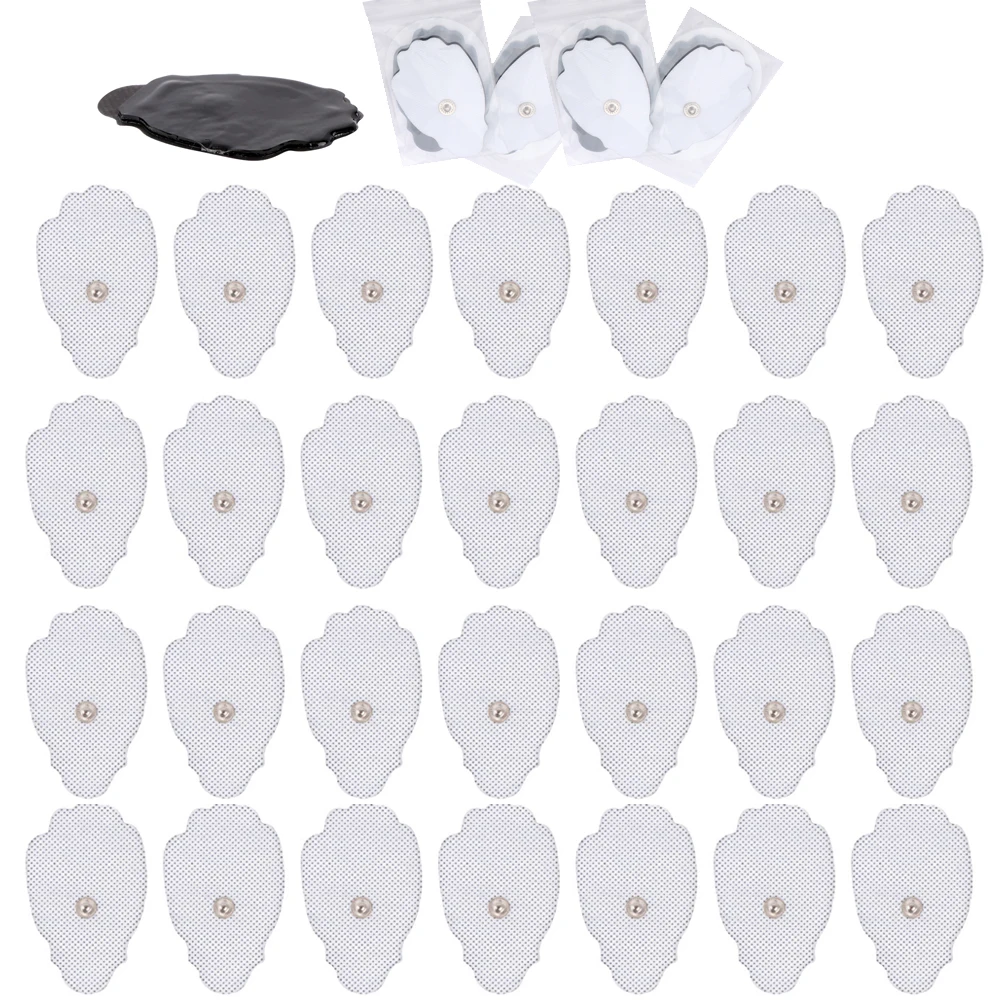 10/20/60/100pcs EMS TENS 단위 몸 마사지 기계를위한 TENS 전극 패드 디지털 방식으로 치료 기계 뒤 마사지 장치 근육 자극기|마사지 도구 ...