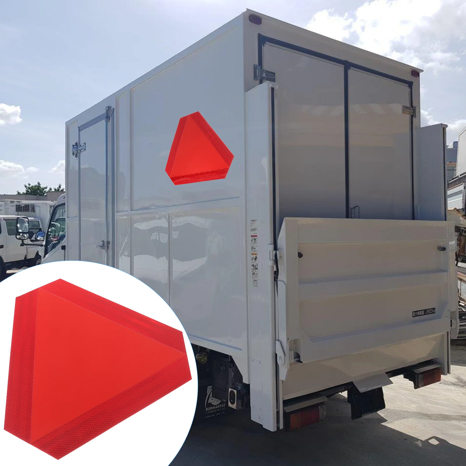 Sign Vehicle Triangle Slow Reflective Safety Moving Car Triangles ...