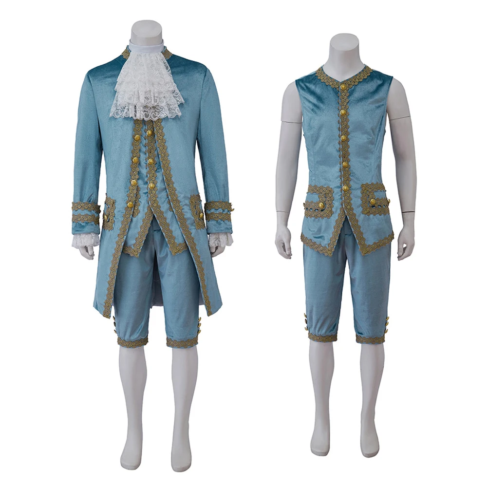 Men's 18th Century Victorian Rococo Costume Regency Court Prince ...