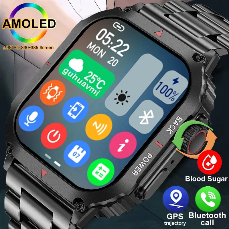 NFC-Smart-Watch-para-homens-Huawei-Xiaomi-IOS-1-95-grande-tela-HD-faixa ...