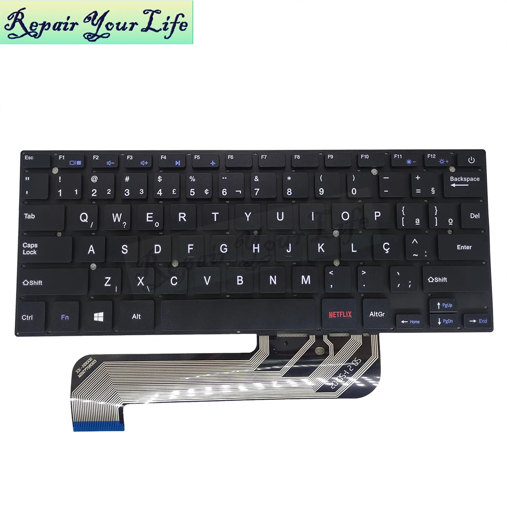 New Br/brazilian Brazil Keyboard For Positivo Multilaser Legacy Pc130 ...