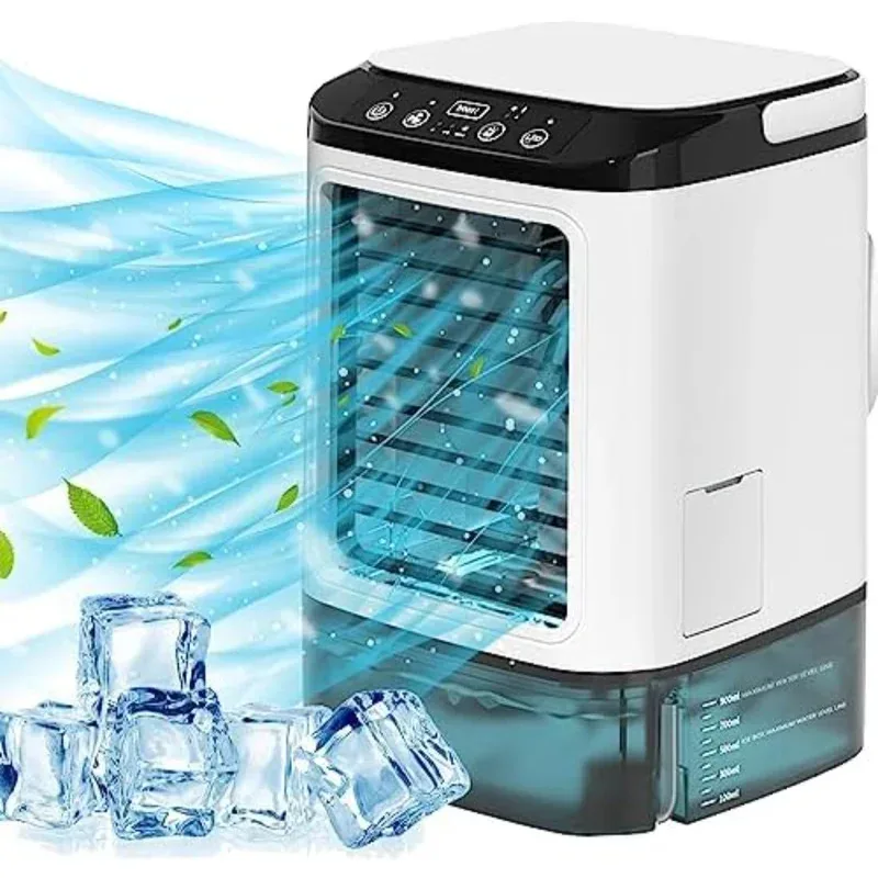 2025 Newest Portable Mini Air Conditioner Fan with 3 Speeds & 7 Colors ...