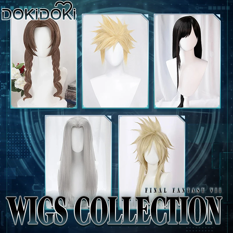 IN STOCK Tifa Lockhart/Aerith/Strife/Sephiroth Wig Final Fantasy VII ...