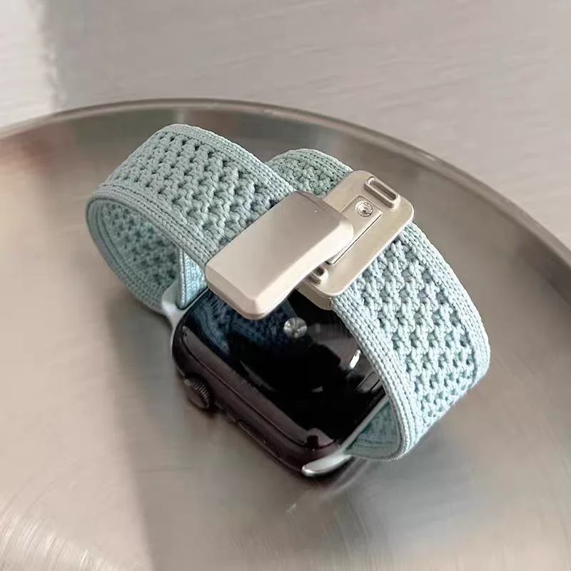 Braided Band For Apple Watch Strap 40mm 44mm 45mm 46mm 49mm 41mm 38 ...