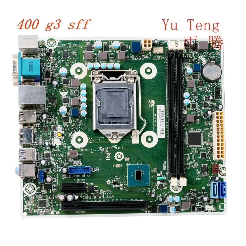 799156-001 For HP 400 G3 SFF Desktop Motherboard MS-7A02 799156-601 ...