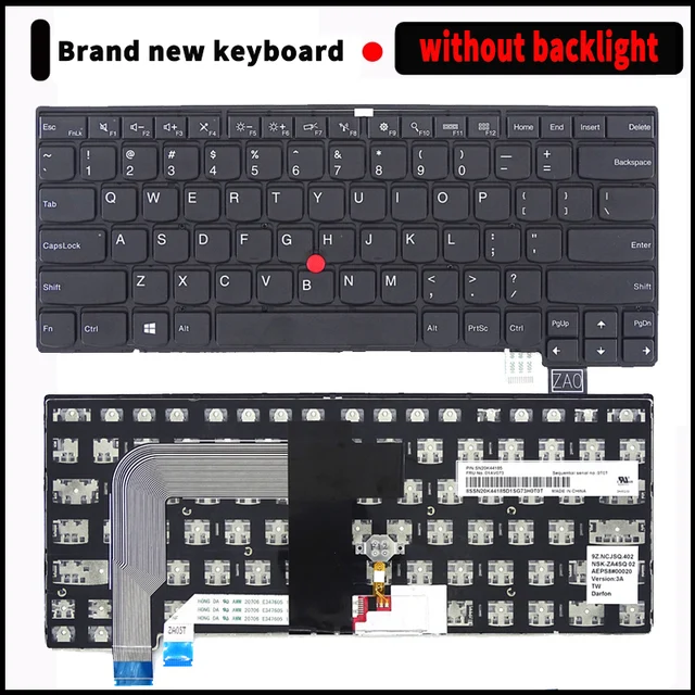For Kingdom UK Layout Lenovo ThinkPad T460S T470S S2 2ND GEN 13 ...