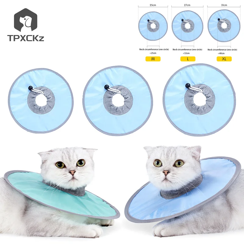 Adjustable-Cat-Cone-After-Protective-Elizabethan-Collar-Waterproof ...
