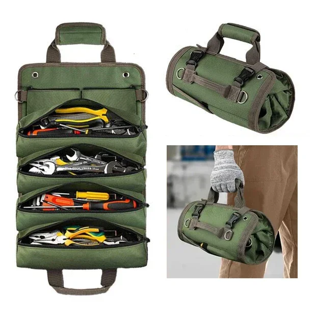 Multi-Purpose-Tool-Bag-for-Electrician-Professional-Multi-Pocket ...