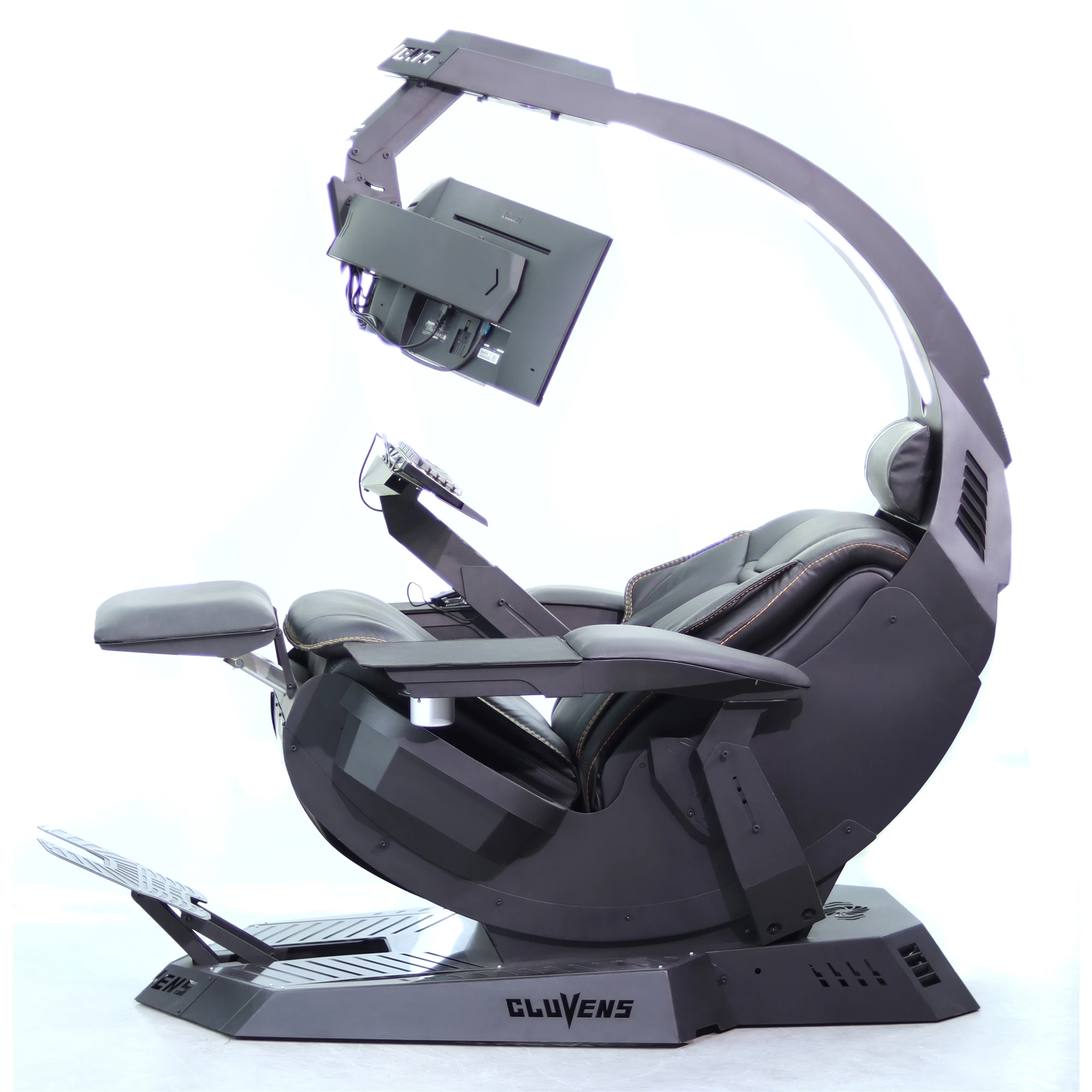 Cluvens-Manticore-home-office-zero-gravity-workstation-gaming-rig ...