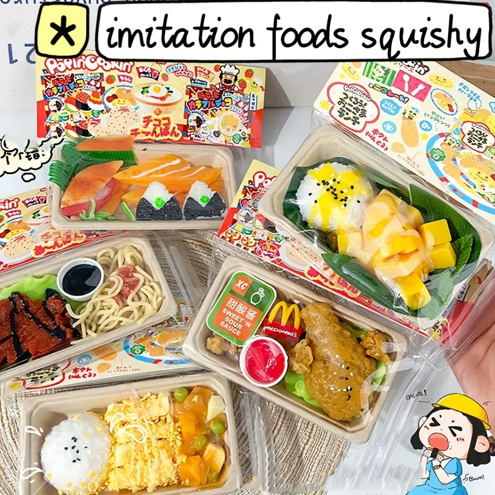 Food-Play-Simulation-Food-Squishy-Squeeze-Toys-for-Kids-Food-Sets-TPR ...