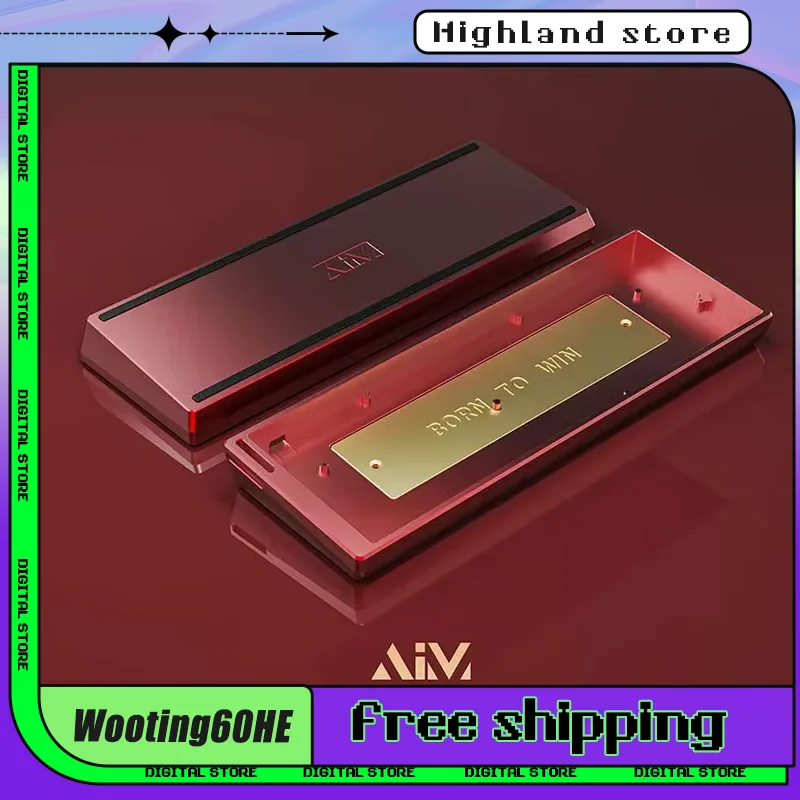 Wooting60HE-Aluminium-Alloy-Keyboards-Case-Wooting-60he-Magnetic-Switch ...