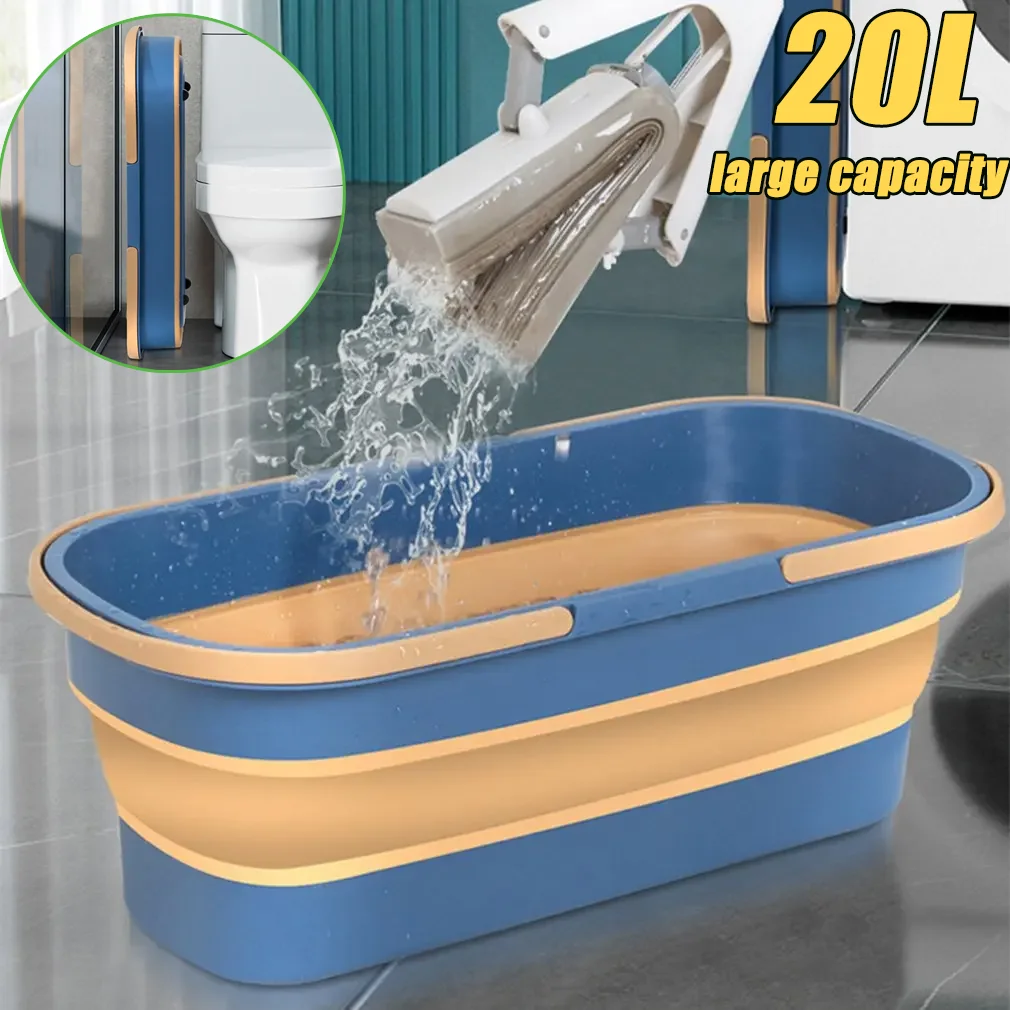 Collapsible-Bucket-Portable-Folding-Bucket-Car-Wash-Basin-Silicone ...