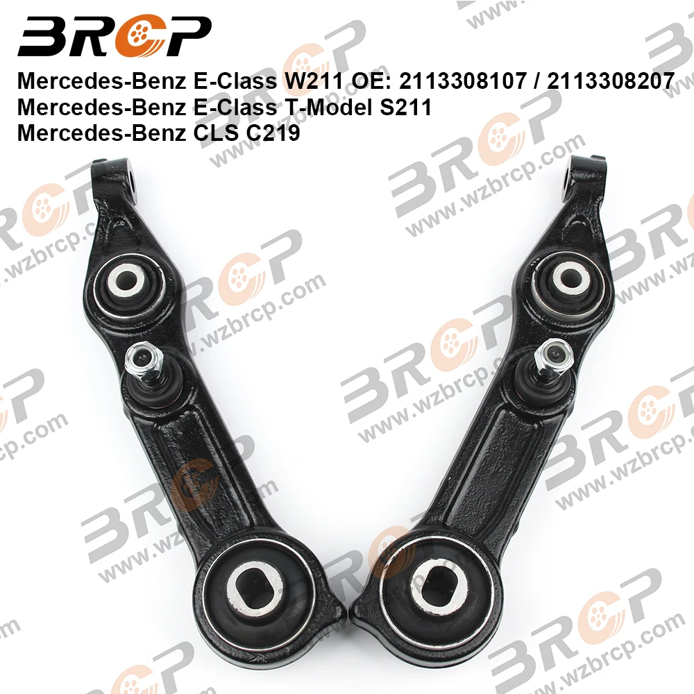 BRCP-Pair-Front-Lower-Suspension-Straight-Control-Arm-For-Mercedes-Benz ...