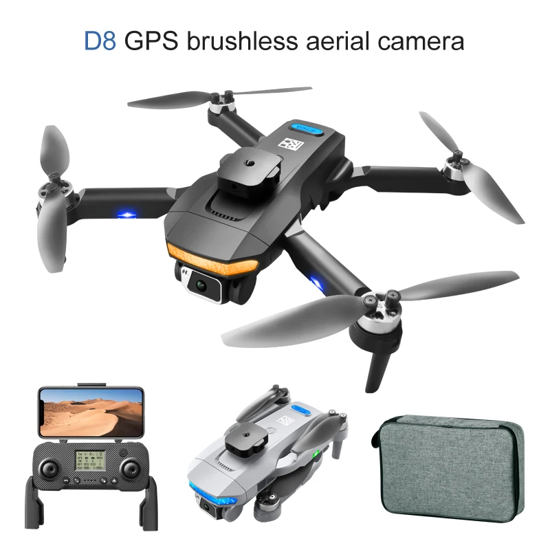 New D8Pro Drone 4K 5G GPS Drone 8K Professional HD Aerial Photography ...
