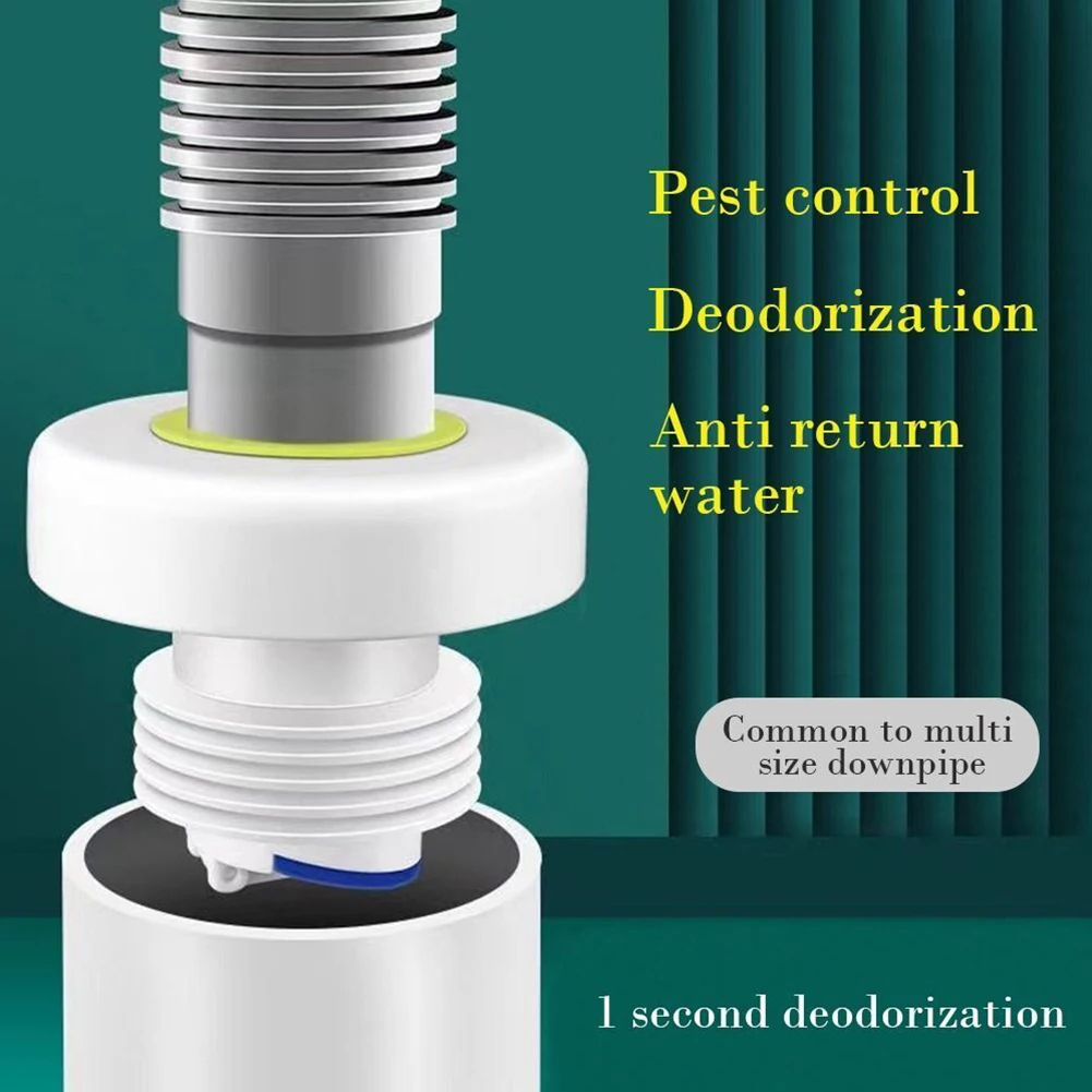 Wash-Basin-Sewer-Pipe-Plug-Drain-Cover-Drain-Smell-Blocker-Anti-Odor ...