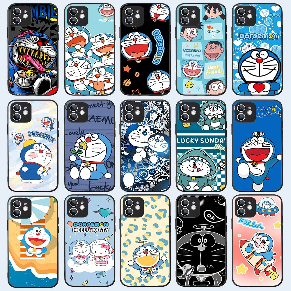 Funda de silicona YS 20 Doraemon para iPhone 6 6S 7 14 Plus 12 13 Mini ...