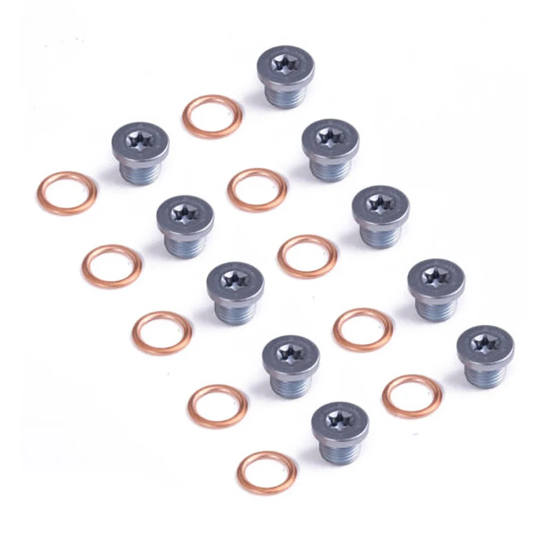 10pcs-M14-1-5-Oil-Pan-Drain-Plug-Screws-Kit-N0138157-N91167901-For-VW ...