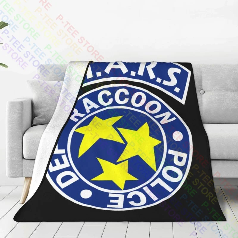 Stars-Logo-Resident-Raccoon-City-Police-Dep-Evil-Blanket-Sheet-Classic ...