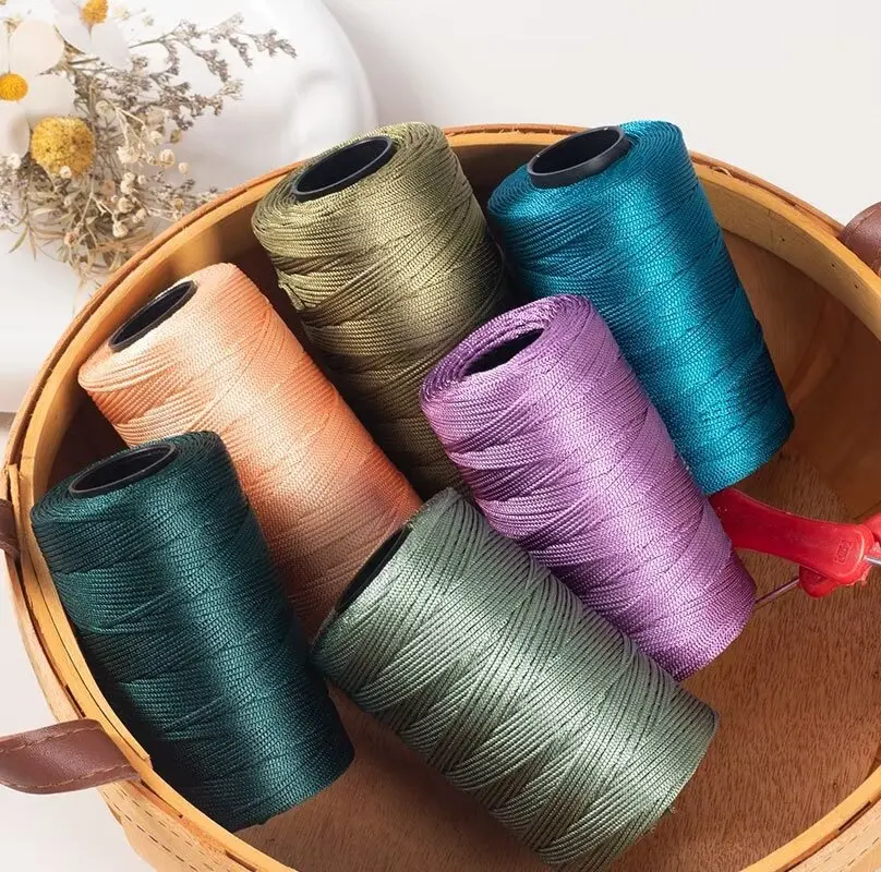 100g/Roll 1mm 230 Meters Ice Silk Summer Crochet Yarn for DIY Knitting ...