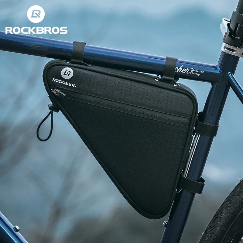 ROCKBROS-Bicycle-Triangle-Frame-Bag-Reflective-Large-Capacity-Cycling ...