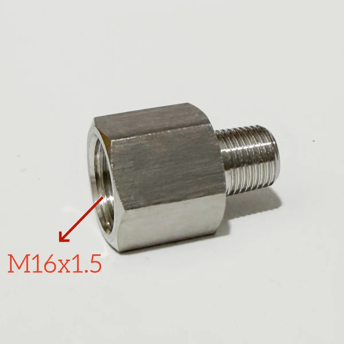 M16x1,5 гнездо до M8 M10 M12 M18 M20 1/8 дюйма 1/4 дюйма 3/8 дюйма 1/2 дюйма BSP NPT штекер 304 ...