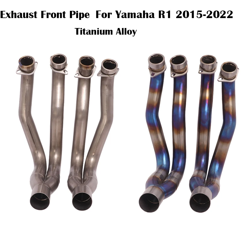 Modified For Yamaha R1 2015 2022 Titanium Alloy Motorcycle Exhaust ...
