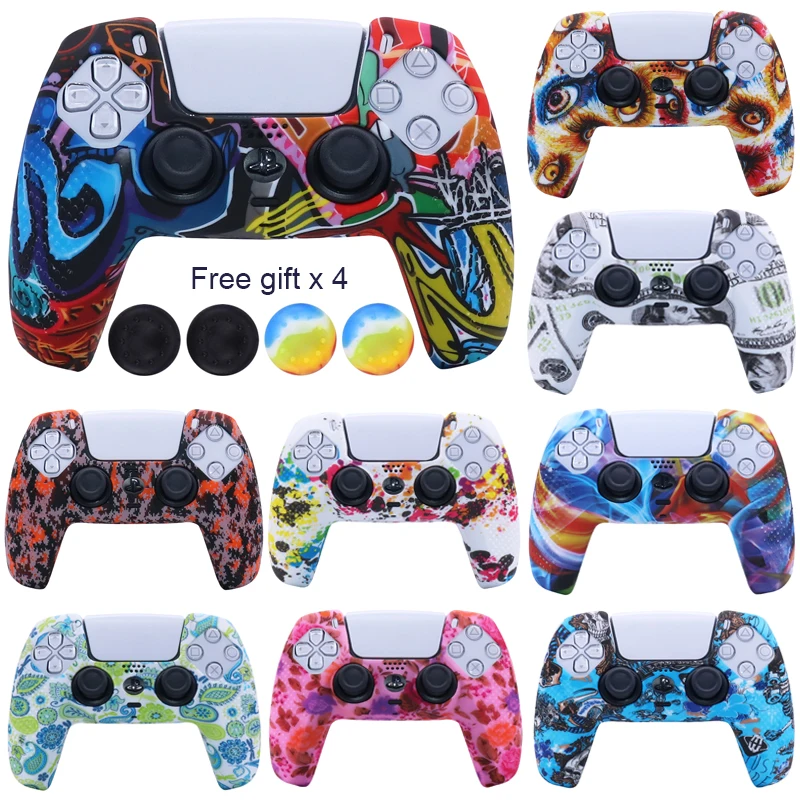 Soft-Silicone-Protective-Case-For-PS5-Controller-Gamepad-Skin-Cases ...