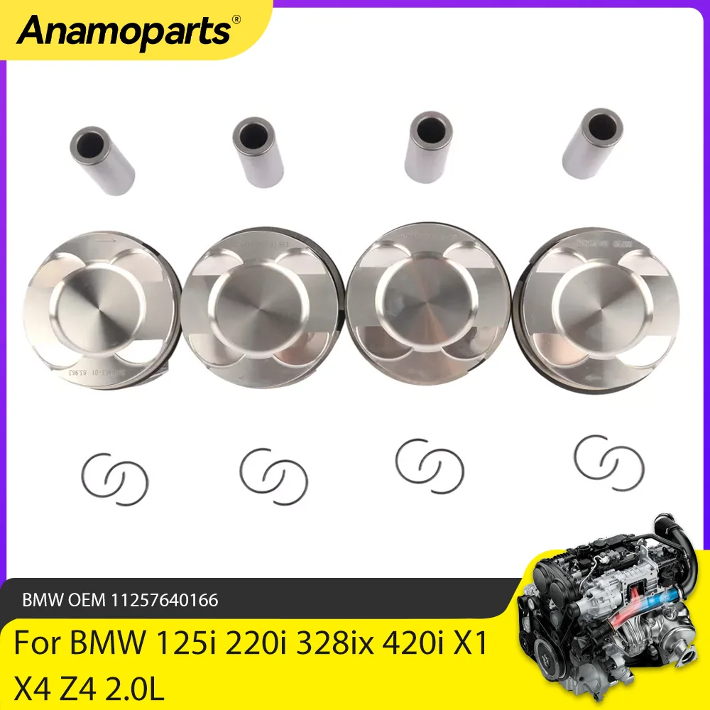Engine-Parts-Pistons-Rings-Set-Fit-2-0-L-N20-N26-For-BMW-125i-220i ...