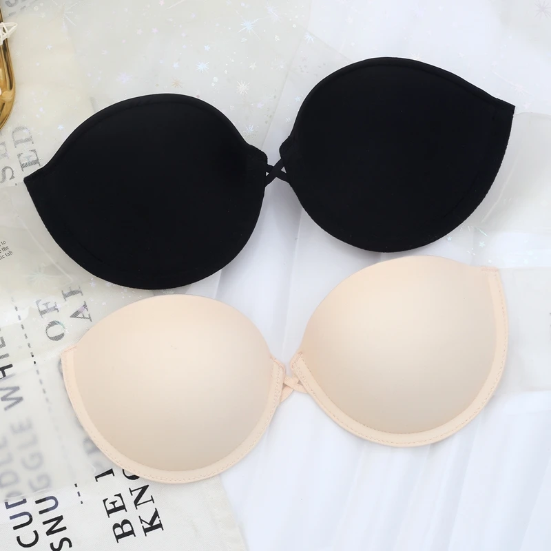 Sexy-Backless-Sticky-Bras-Invisible-Women-Adhesive-Breast-Strapless ...