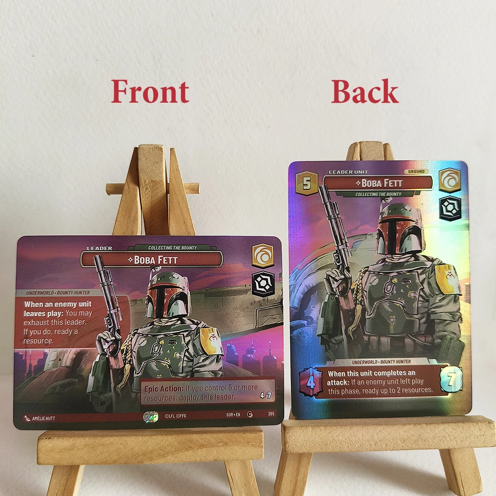 Custom Star Wars Double Sided Showcase Proxy Foil Cards High Quality ...