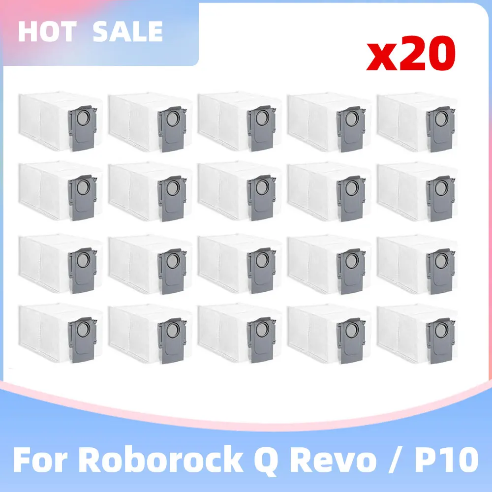 For-Roborock-Q-Revo-P10-Vaccum-Robot-Cleaner-Dust-Bag-Replacement ...