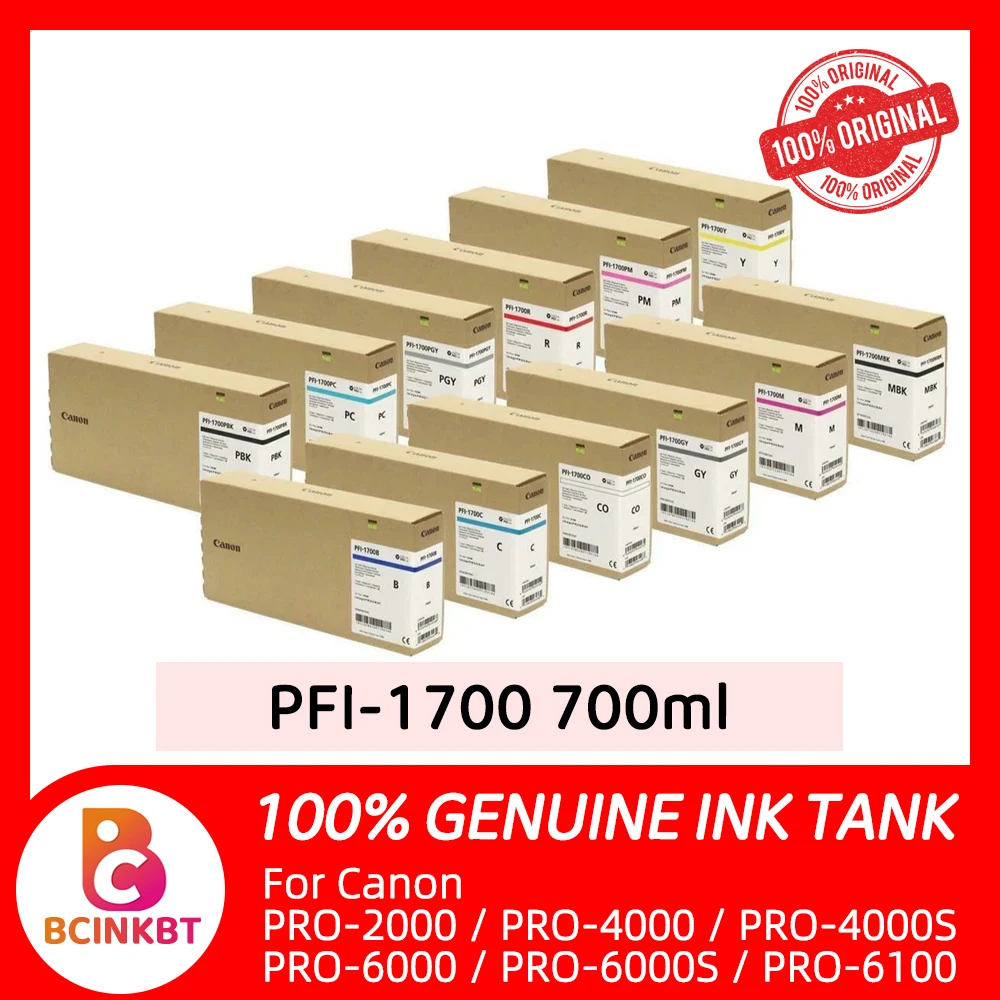 Original-New-For-Canon-PFI-1700-Ink-Cartridge-PFI1700-For-imagePROGRAF ...