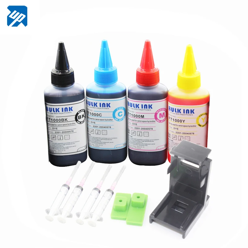 4x100ml-Refill-Ink-Printer-Ink-For-Canon-PG-545-Black-PG-545XL-Black-CL ...