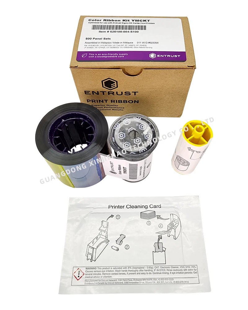 Original-Entrust-Sigma-DS3-Card-Printer-YMCKT-Ribbon-525100-001-S100 ...