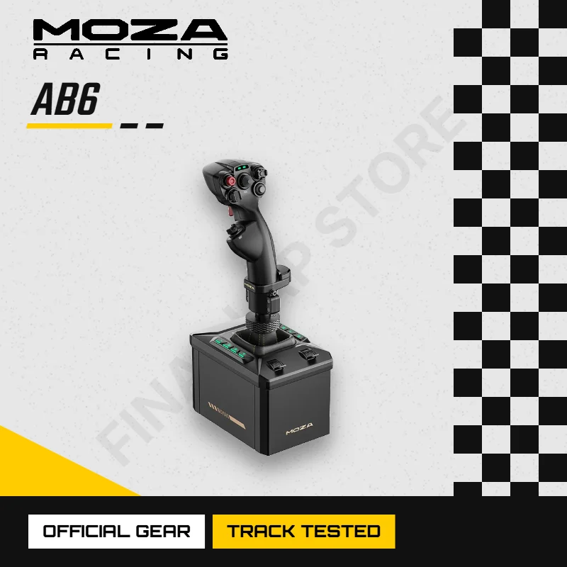 New MOZA AB6 6Nm Flight Sim Bundle | Force Feedback Base & MHG ...
