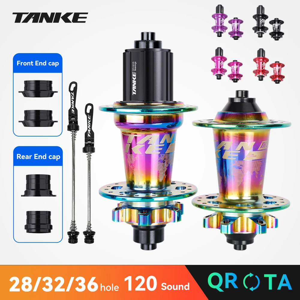 TANKE-120-Click-Hub-6-Bearing-MTB-Hub-Front-Rear-28-32-36-Holes-Disc ...