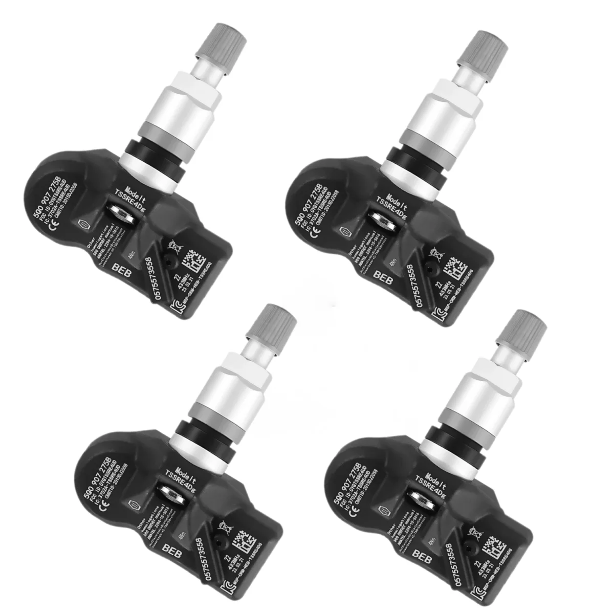 TPMS 타이어 압력 모니터 센서, 포르쉐 VW 스코다용, 433MHz, 5Q0907275B, 5Q0907275 ...