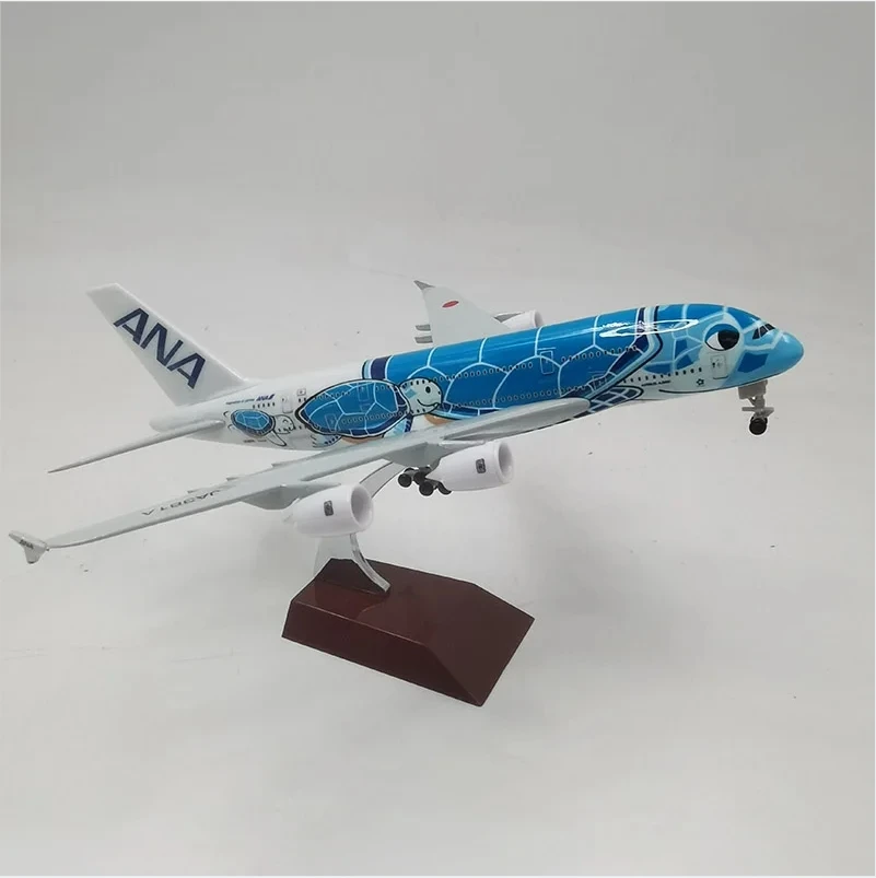 20cm-Alloy-Metal-Japan-ANA-Airbus-A380-Cartoon-Sea-Turtle-Airlines ...