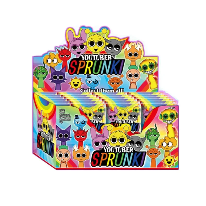 Conjunto de 24 Uds. De bolsa misteriosa Sprunki Incredi Sprunki, modelo ...