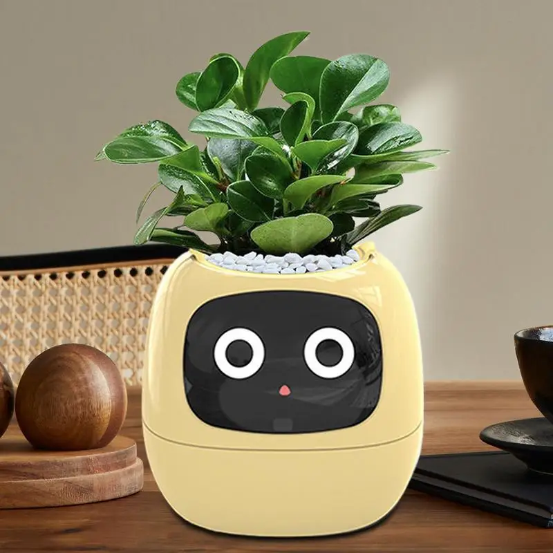 Smart-Plant-Pot-Intelligent-Potted-Ivy-Desktop-Green-Plant-Adorable ...