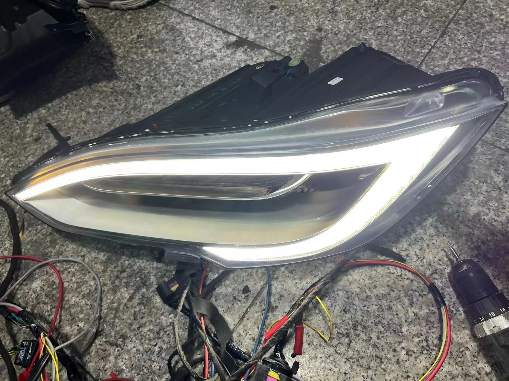 Car-Headlight-Headlamp-LED-DRL-Daytime-Running-Light-High-and-low-beam ...