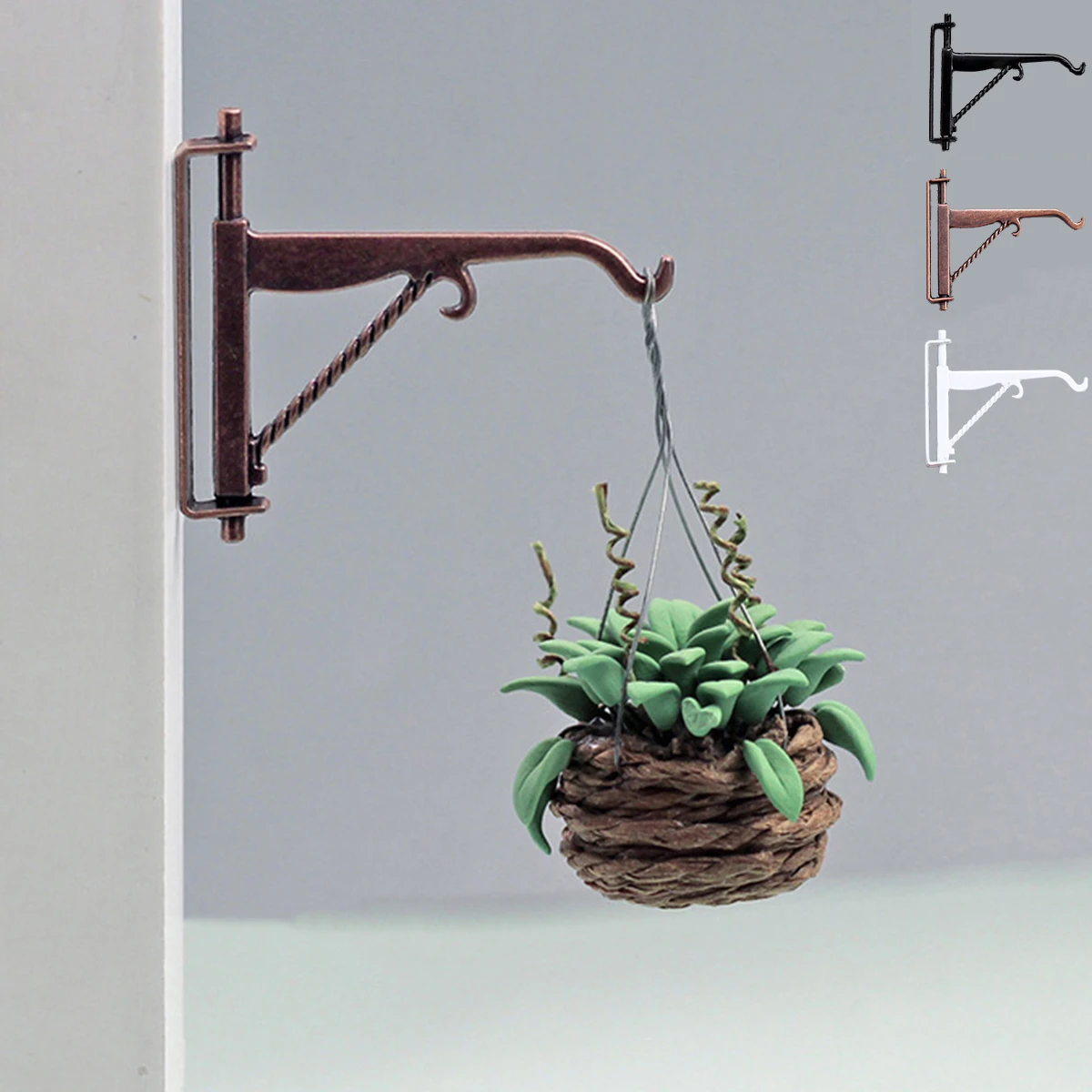 Gancho-de-Metal-Retro-para-casa-de-mu-ecas-colgador-de-plantas ...