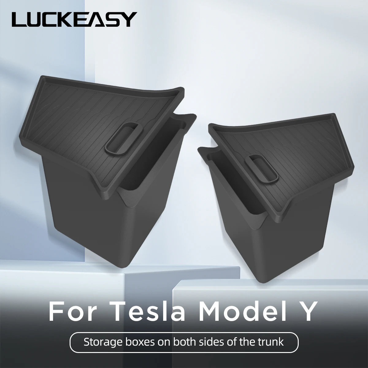 LUCKEASY-For-Tesla-Model-Y-Car-Rear-Trunk-Storage-Box-Organizing ...