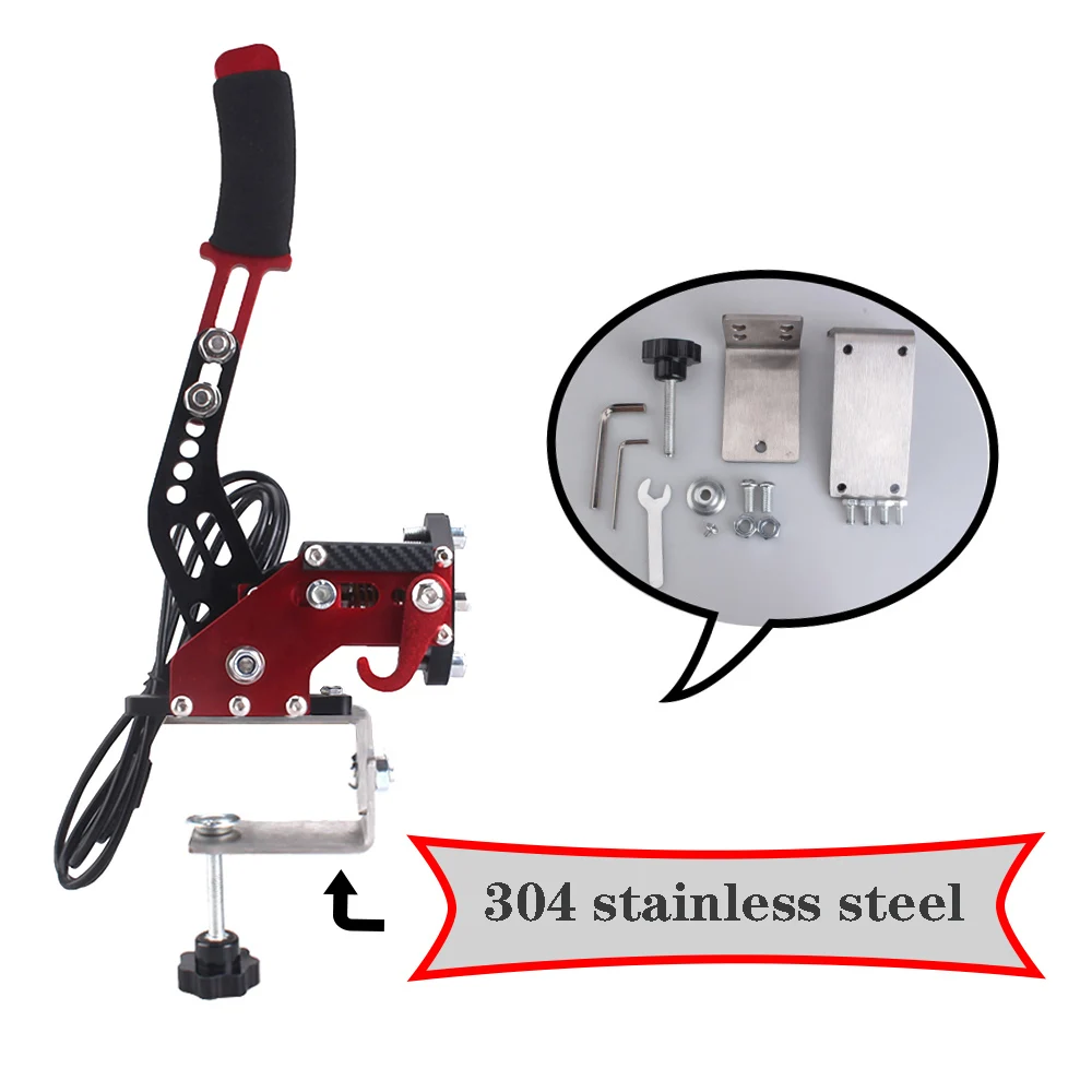 Stainless-Steel-SIM-Racing-Game-USB-Handbrake-Holder-Fixed-Plate-Or ...
